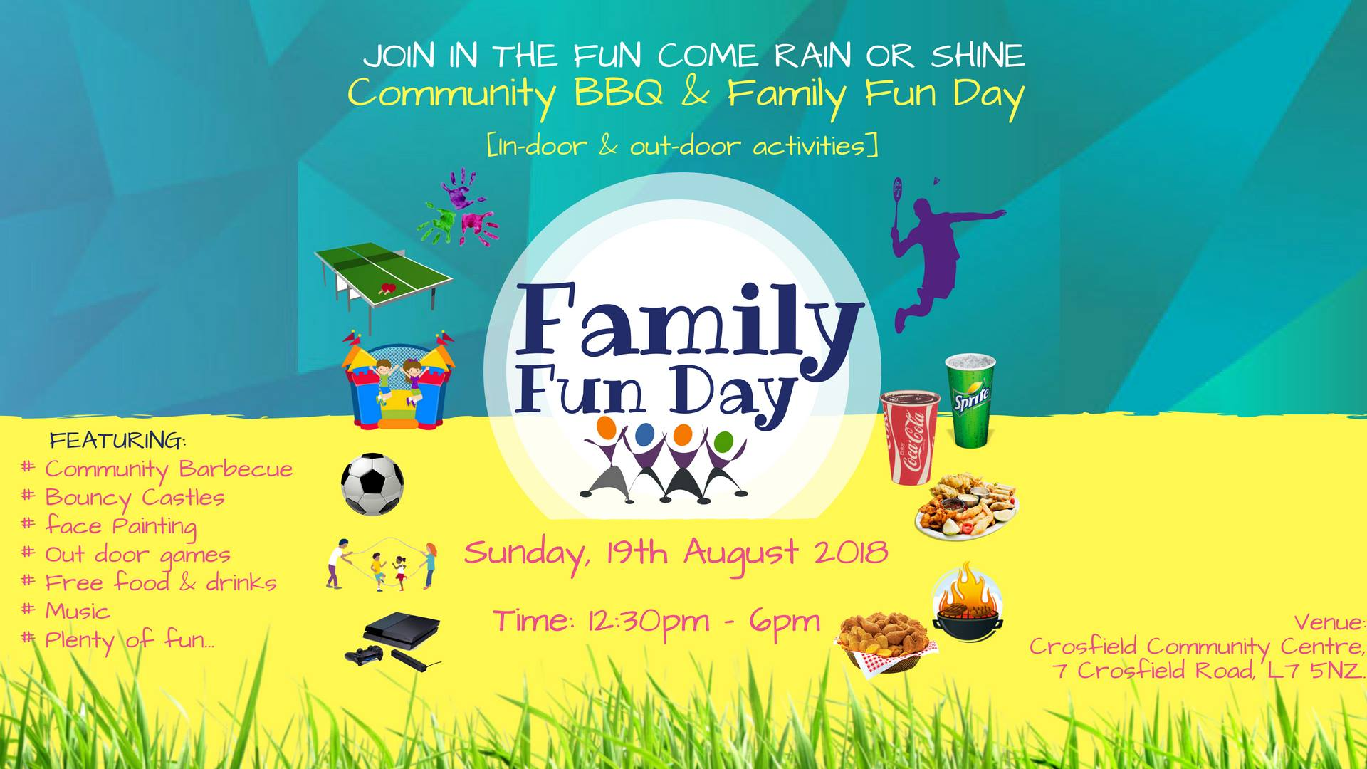 Community BBQ and Family Fun Day 2018 – The Liverpool Ark Discovery Centre