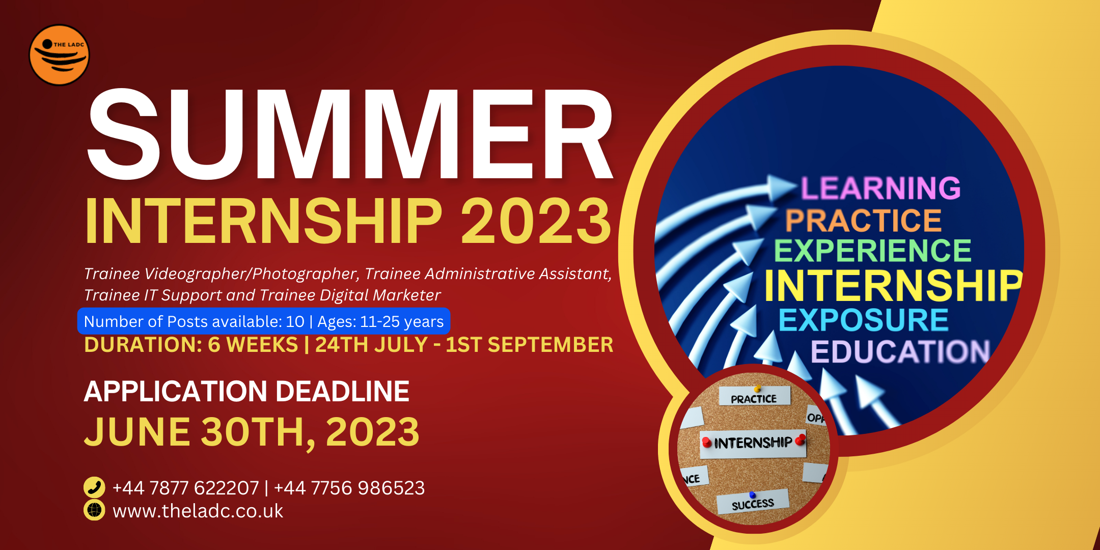 Summer Internship Program 2023 The Liverpool Ark Discovery Centre